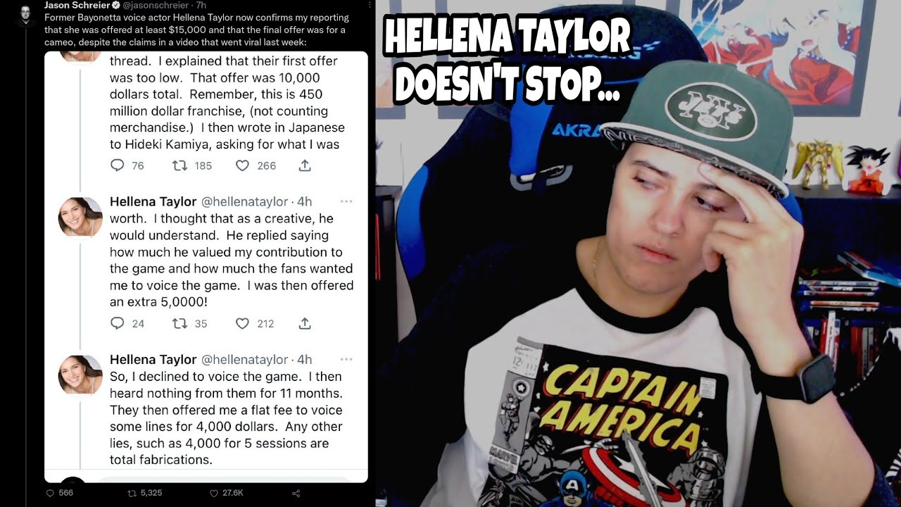 Hellena Taylor digs her own grave to cover lies - Proves Jason Schreier ...