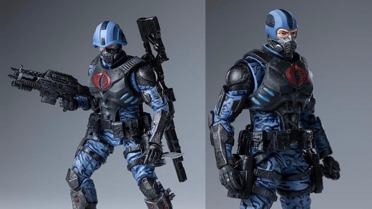 New gijoe cobra trooper revealed by hiya toys this looks really good ...