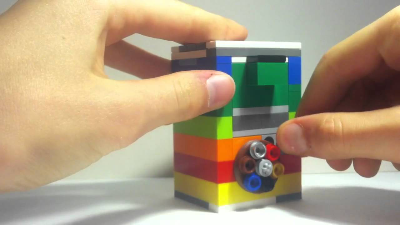 Mini LEGO combination safe - YouTube