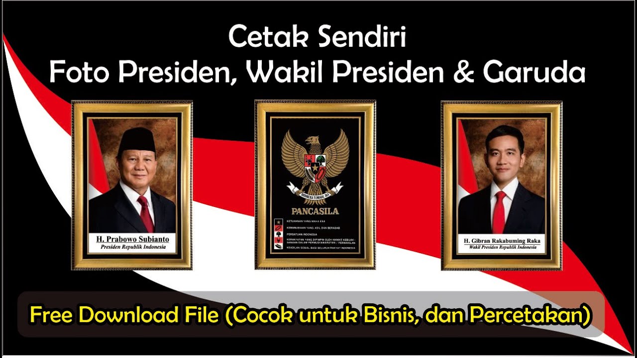 FREE DOWNLOAD FOTO PRESIDEN DAN WAKIL PRESIDEN - YouTube