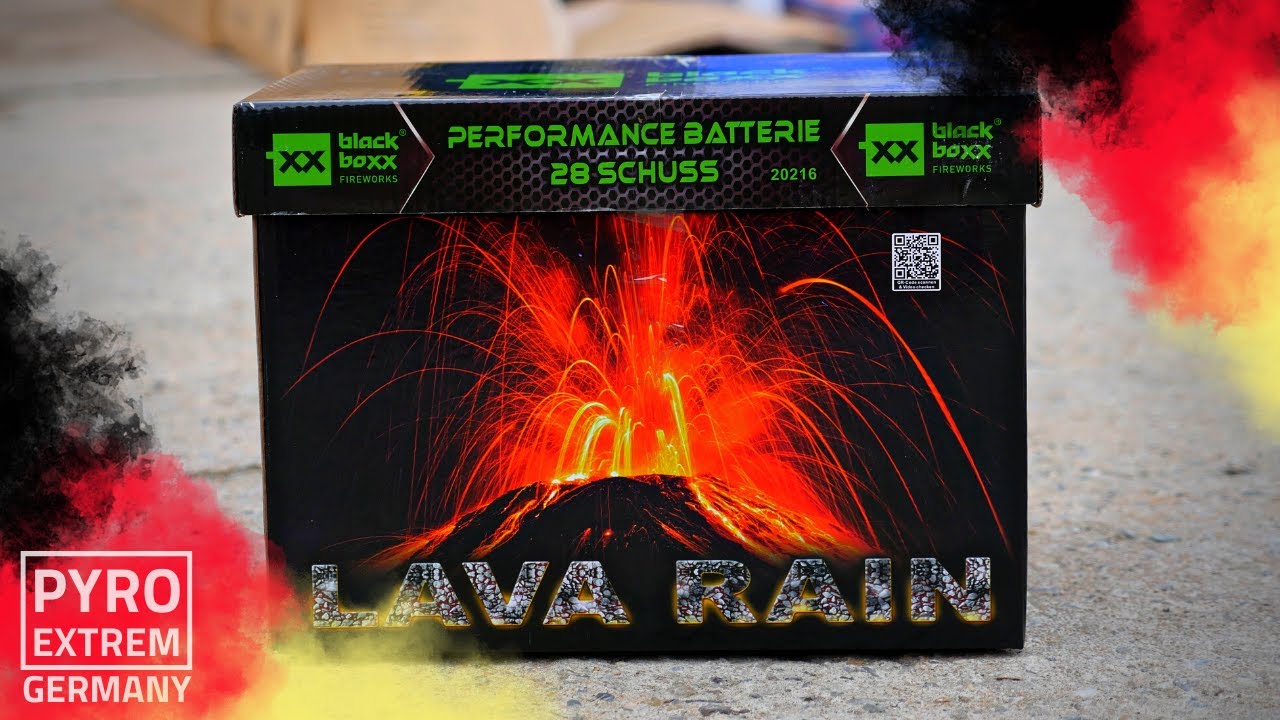NEUHEIT 2022 | Lava Rain Blackboxx Fireworks | PyroExtremGermany - YouTube