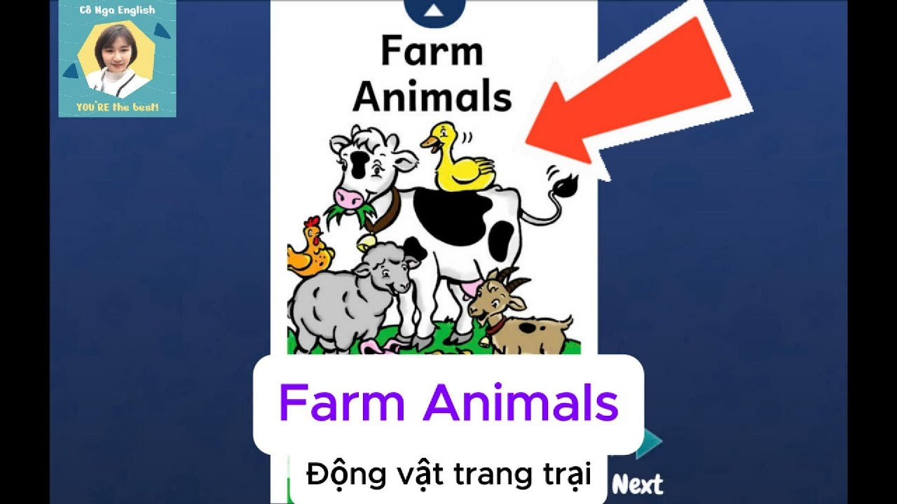 FARM ANIMALS LESSON 21 - YouTube