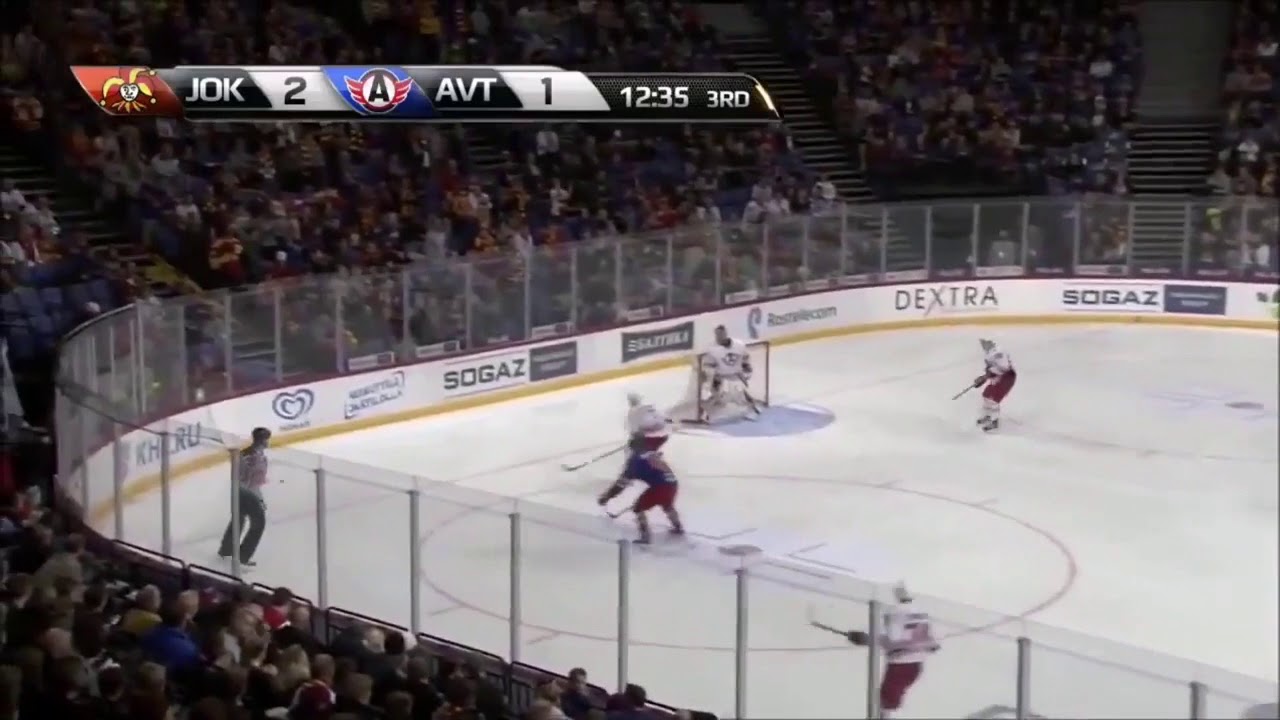 Best 10 hits in the KHL - YouTube