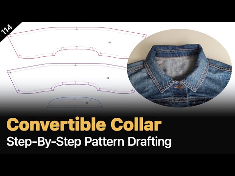 Creating a Convertible Collar for Denim Jackets | Collar Stand & Seam Allowance