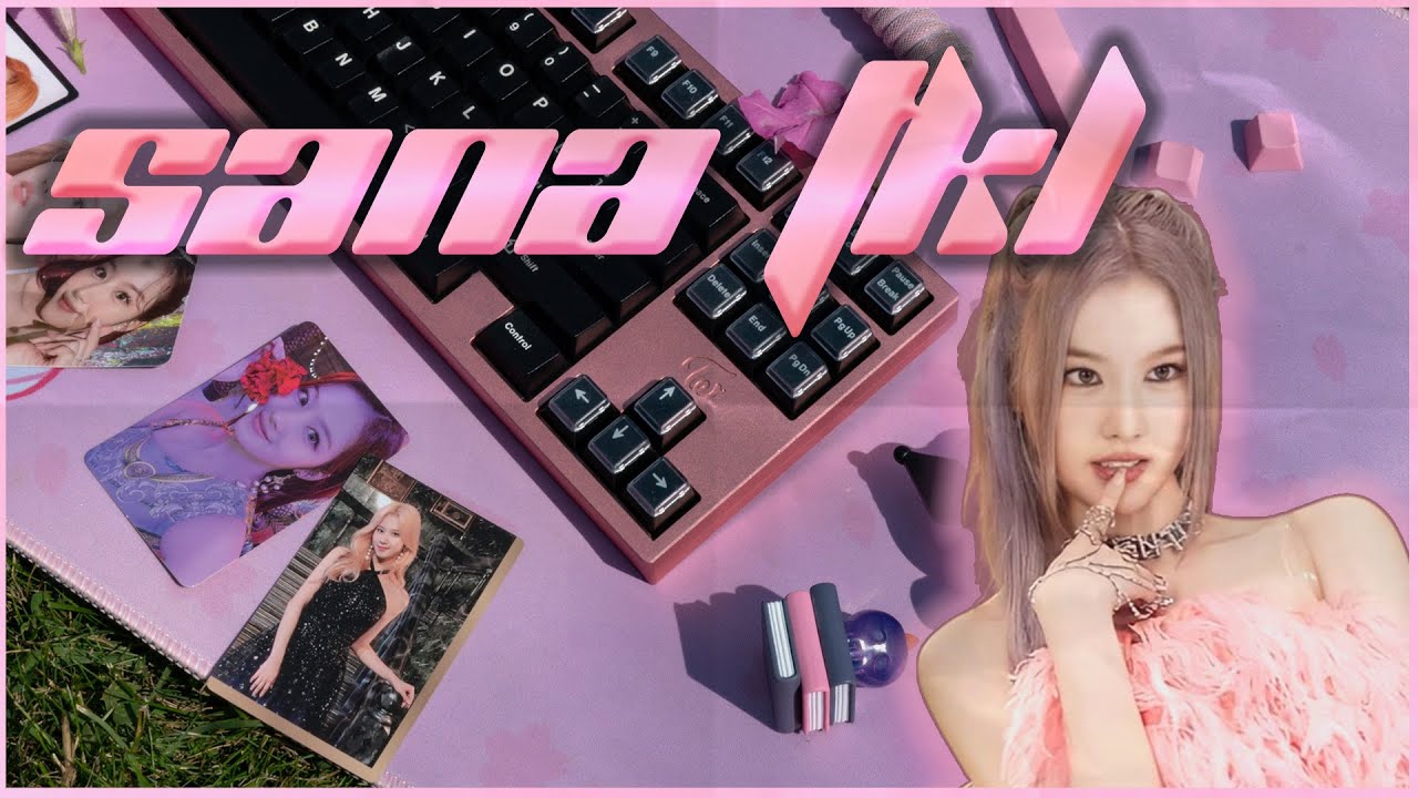 The Rarest Keyboard In The World - TWICE Sana Mechanical Keyboard ...
