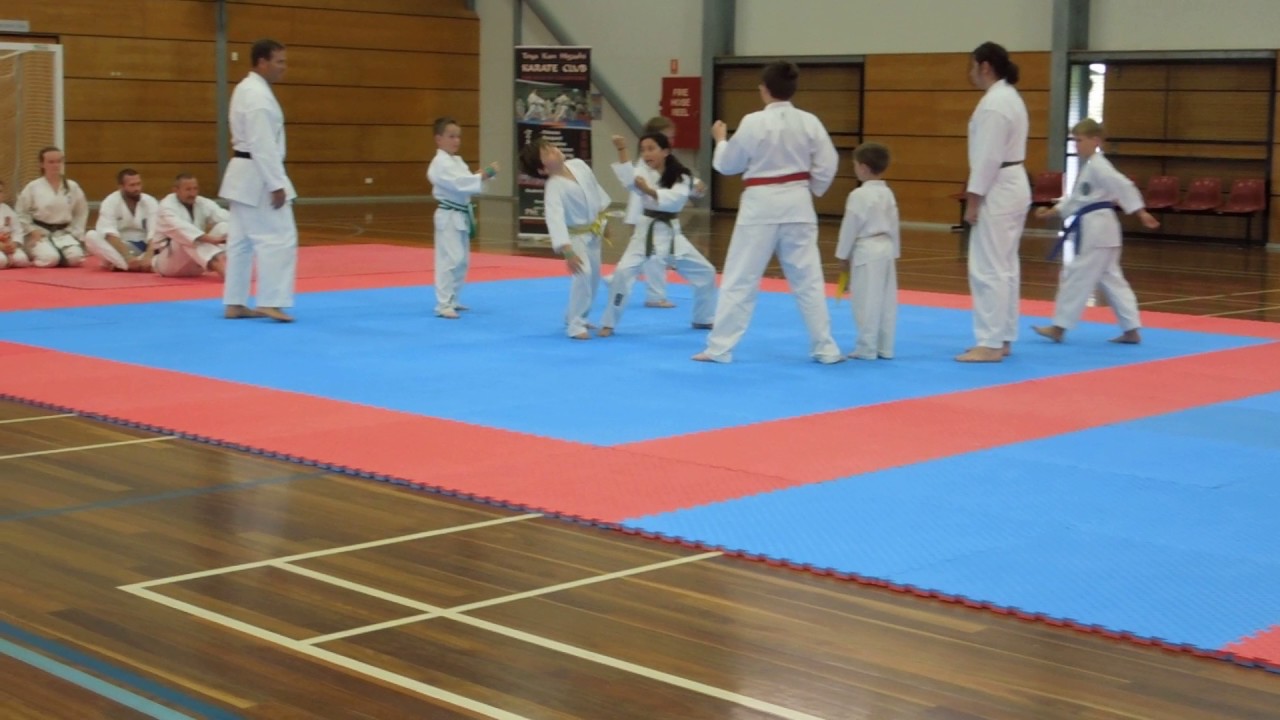 KARATE Wado Ryu SELF DEFENSE Demonstration by The now SHODAN HO Mikayla ...