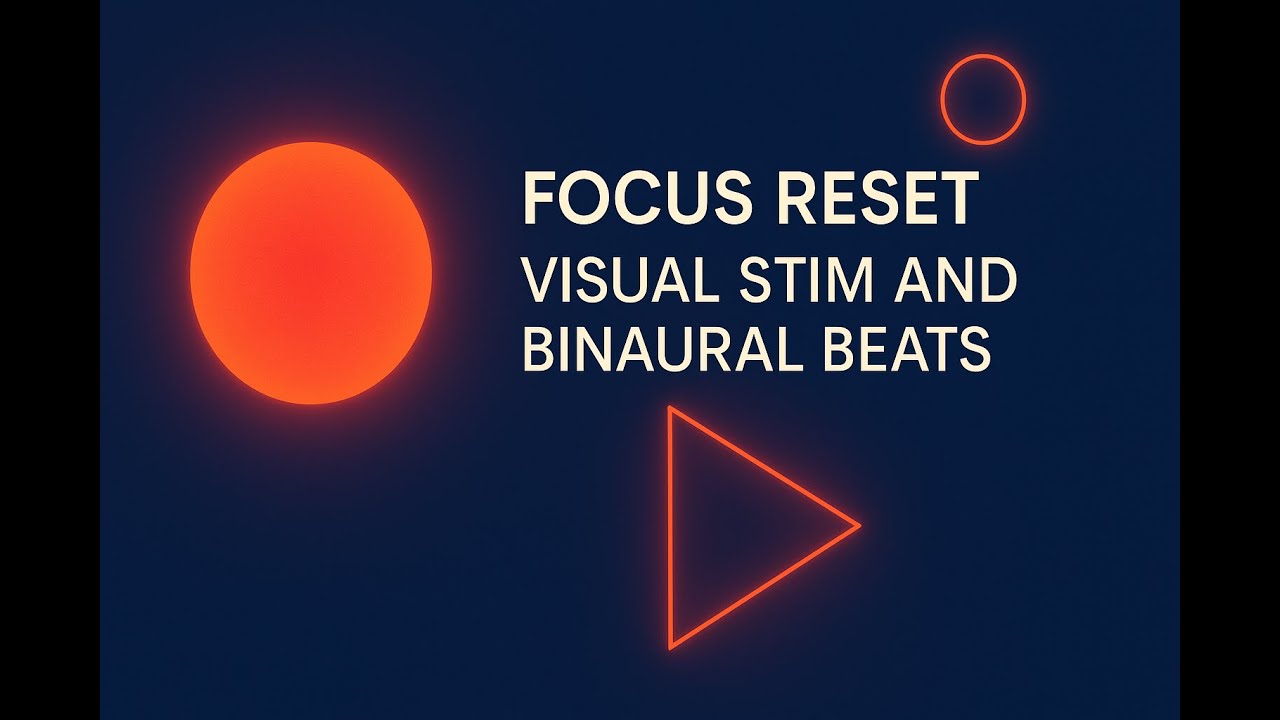 Focus Reset for ADHD | 30-Min Visual Stimulation Binaural Beats Study ...