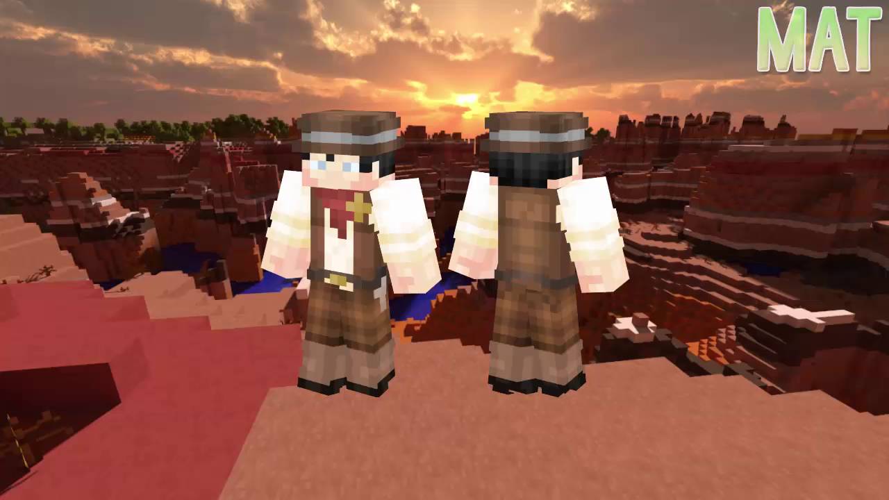 Minecraft Cowboy Skin Speed Paint - YouTube