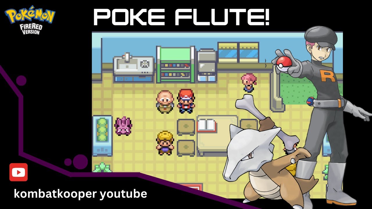 Obtaining the Poke flute! - Pokemon FireRed - YouTube