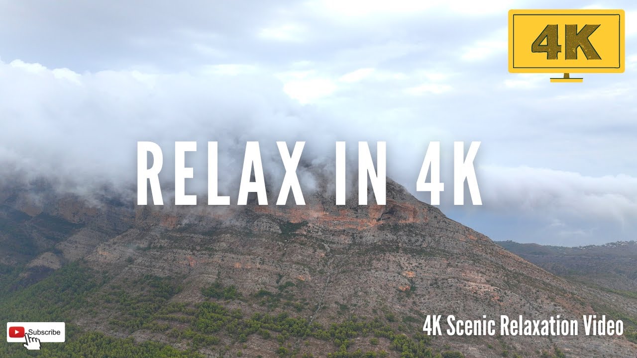 1 Hour of Deep Focus Relaxation 4k Video - Flying Over Beautiful Nature ...