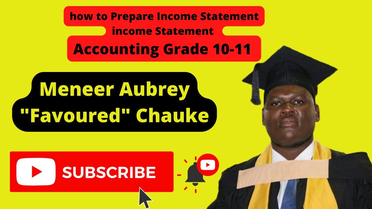 ACCOUNTING GRADE 10 INCOME STATEMENT - YouTube