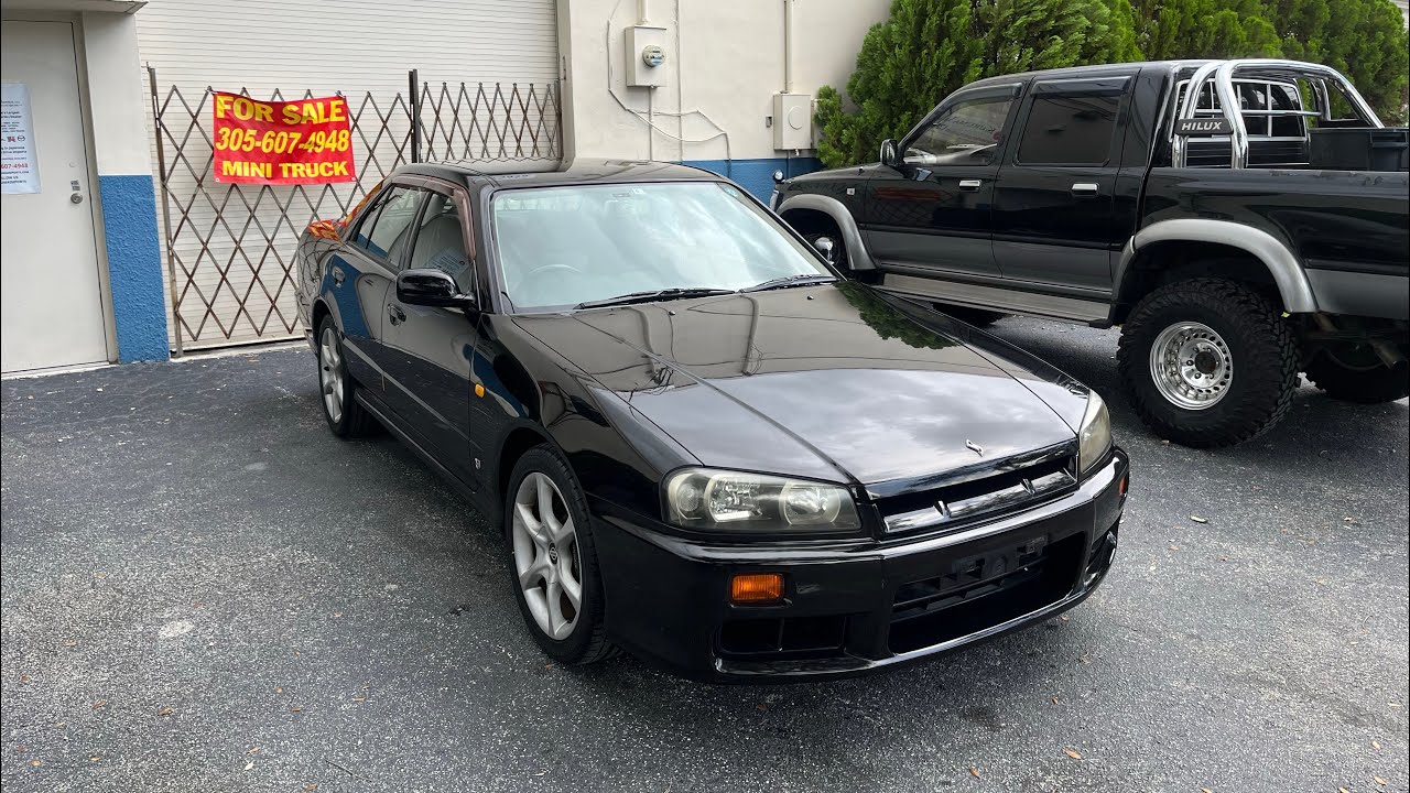 1998 Nissan Skyline 25GT Turbo R34 RB25 4 Door - YouTube
