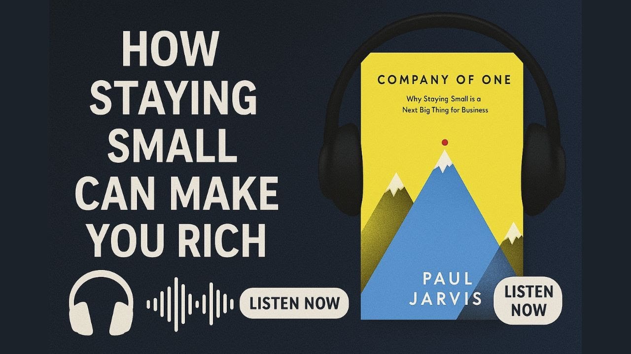 COMPANY OF ONE by Paul Jarvis | Free Audiobook Summary - YouTube