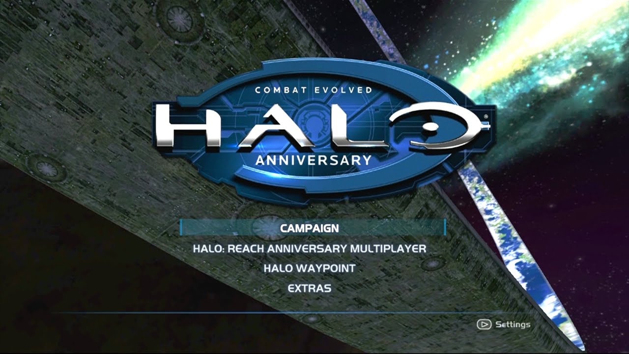 Title Screen - Halo: CE Anniversary (Xbox360) - Classic Graphics - Main ...