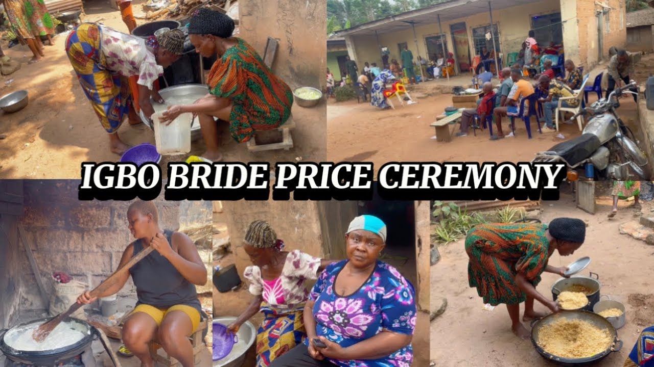 SHE GOT MARRIED TRADITIONALLY || IGBO BRIDE PRICE PAYMENT || VILLAGE ...