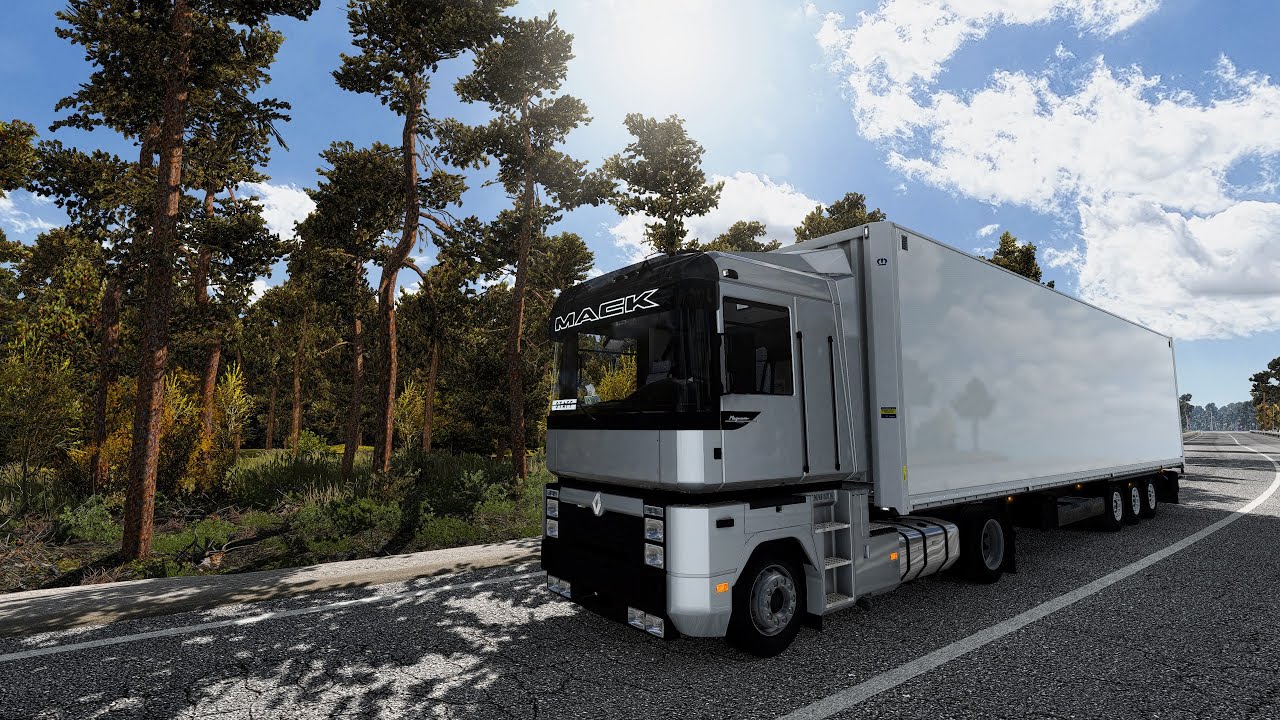 Realistic Driving Renault Integral Euro Truck Simulator 2 POV Drive 4K ...