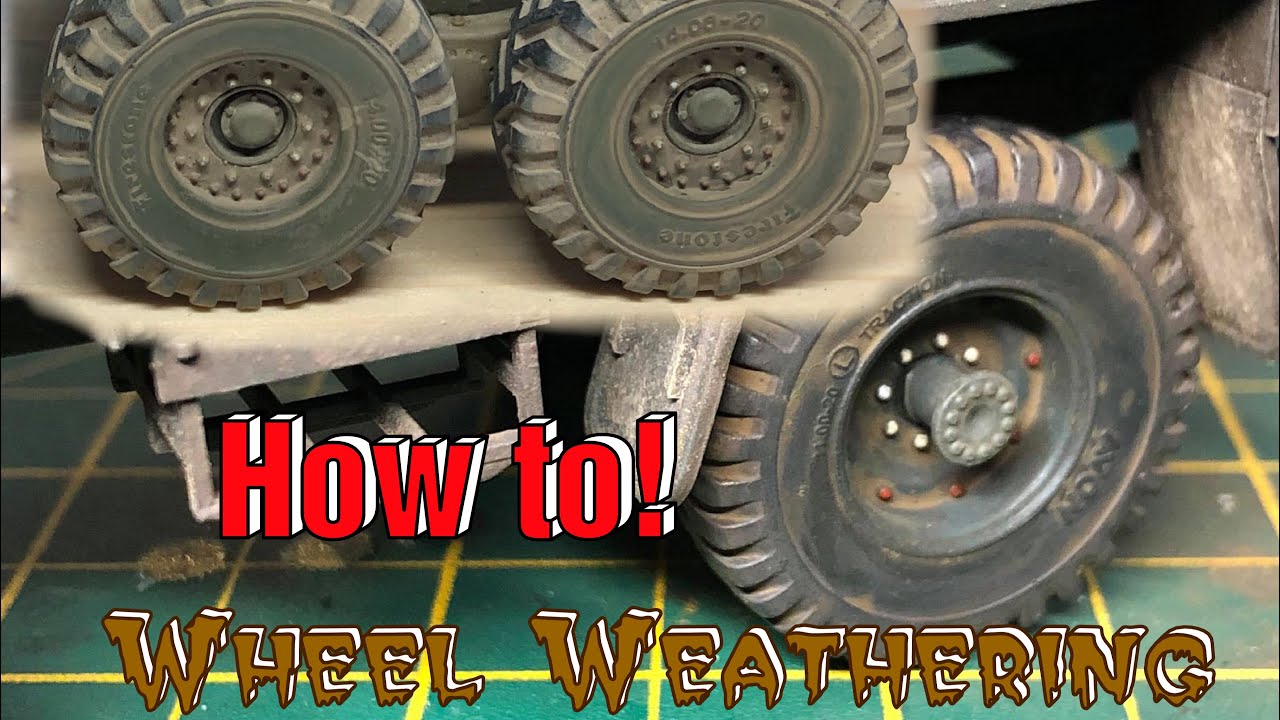 How to! Wheel weathering - YouTube