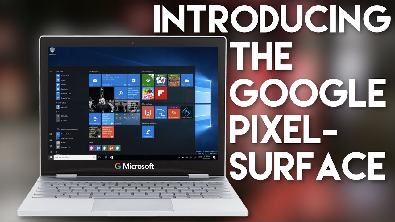 Google Putting Windows 10 on the Pixelbook? - YouTube