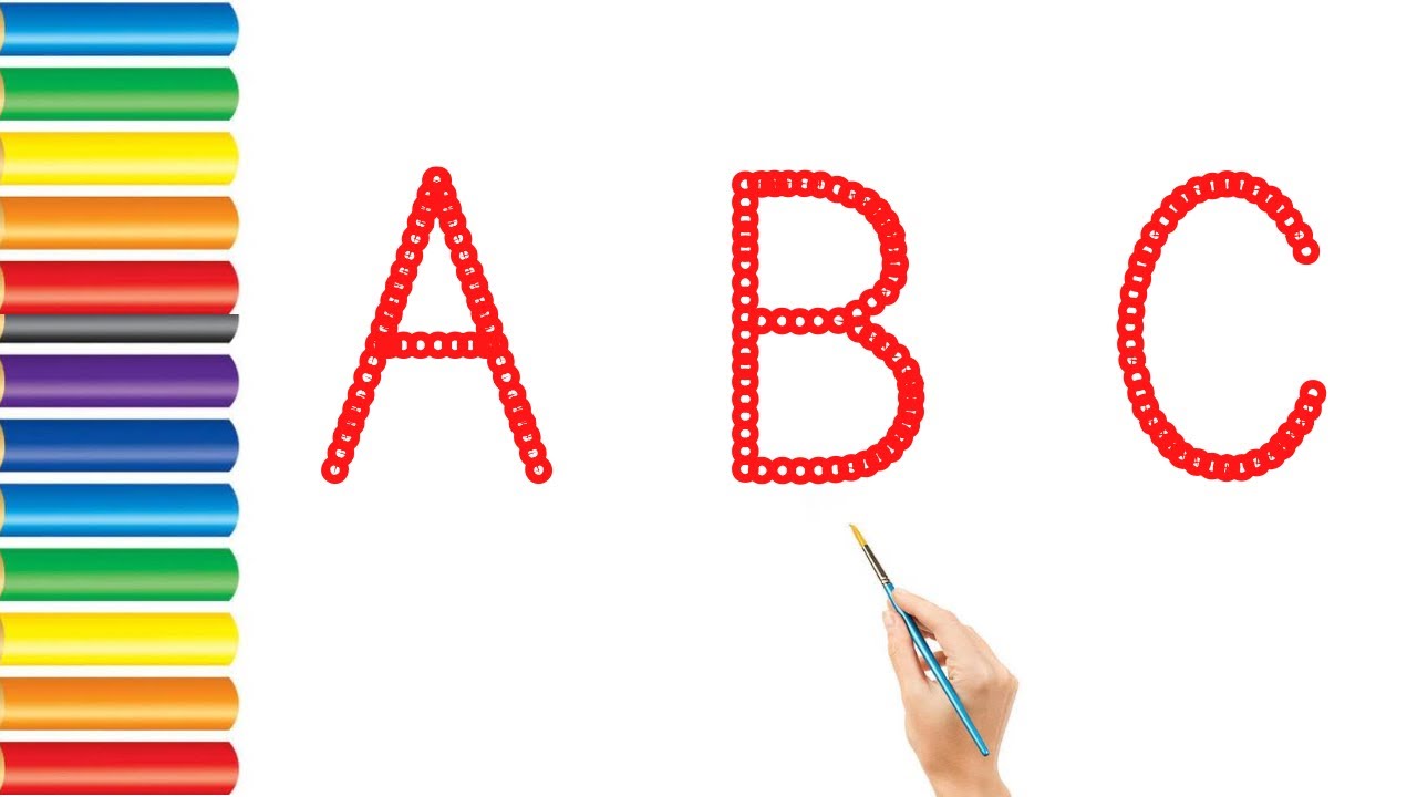 ABC | Learn Alphabets with Colours |#abcd #toddlers ...