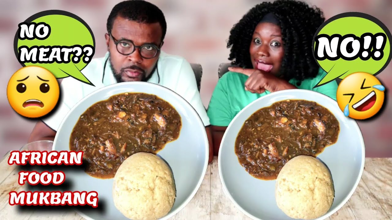 EATING FUFU Without MEAT To See HUSBANDS REACTION PRANK: Is It Gross Or ...