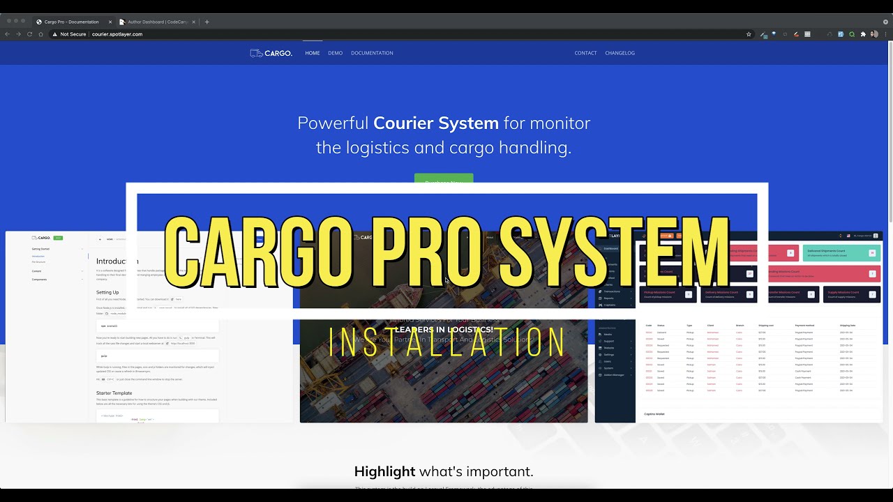 Cargo Pro System - Installation Process - YouTube
