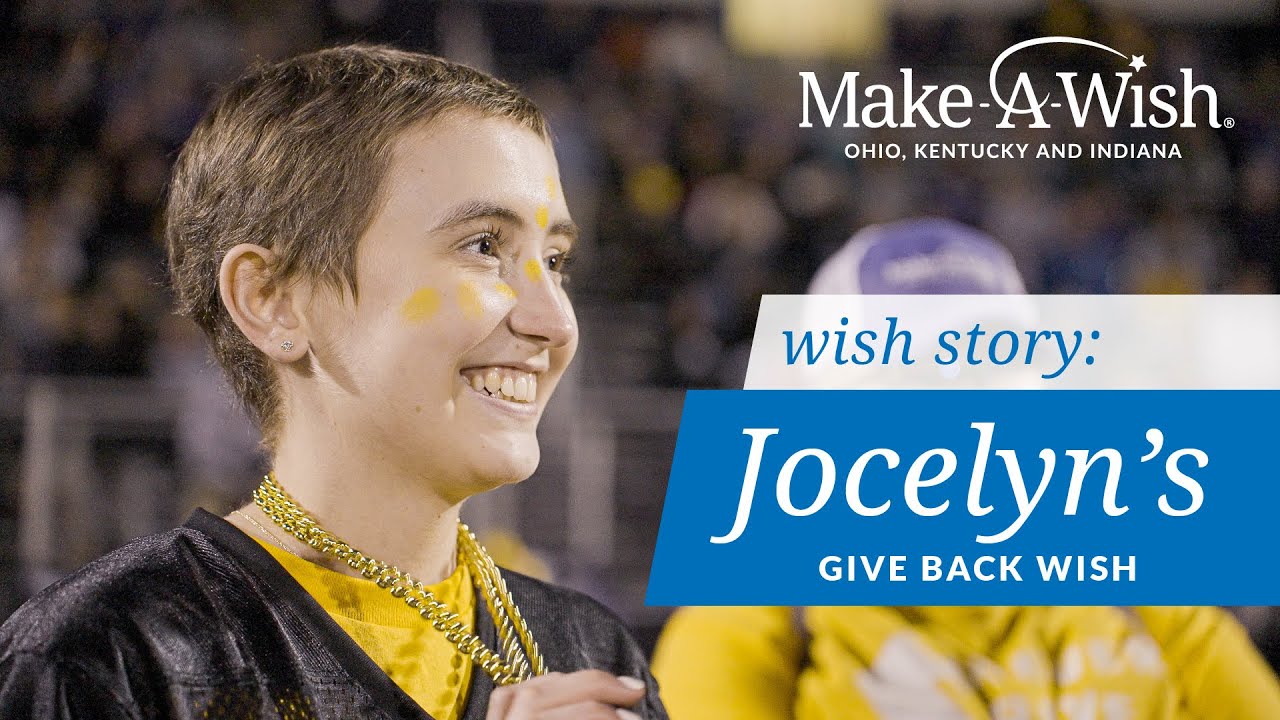 Wish Story: Jocelyn's Give Back Wish - YouTube