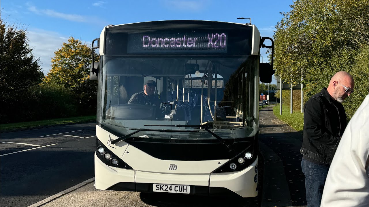 X20 Globe Bus - Mexborough to Doncaster Frenchgate (Full Ride) - YouTube