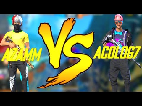 AZAMM ПРОТИВ ACOLOG7/УГАРНЫЙ БОЙ😂/FREE FIRE - YouTube