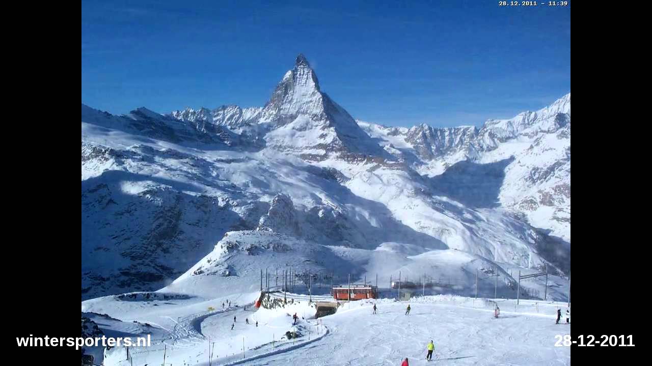 Zermatt Gornergrat webcam time lapse 2011-2012 - YouTube
