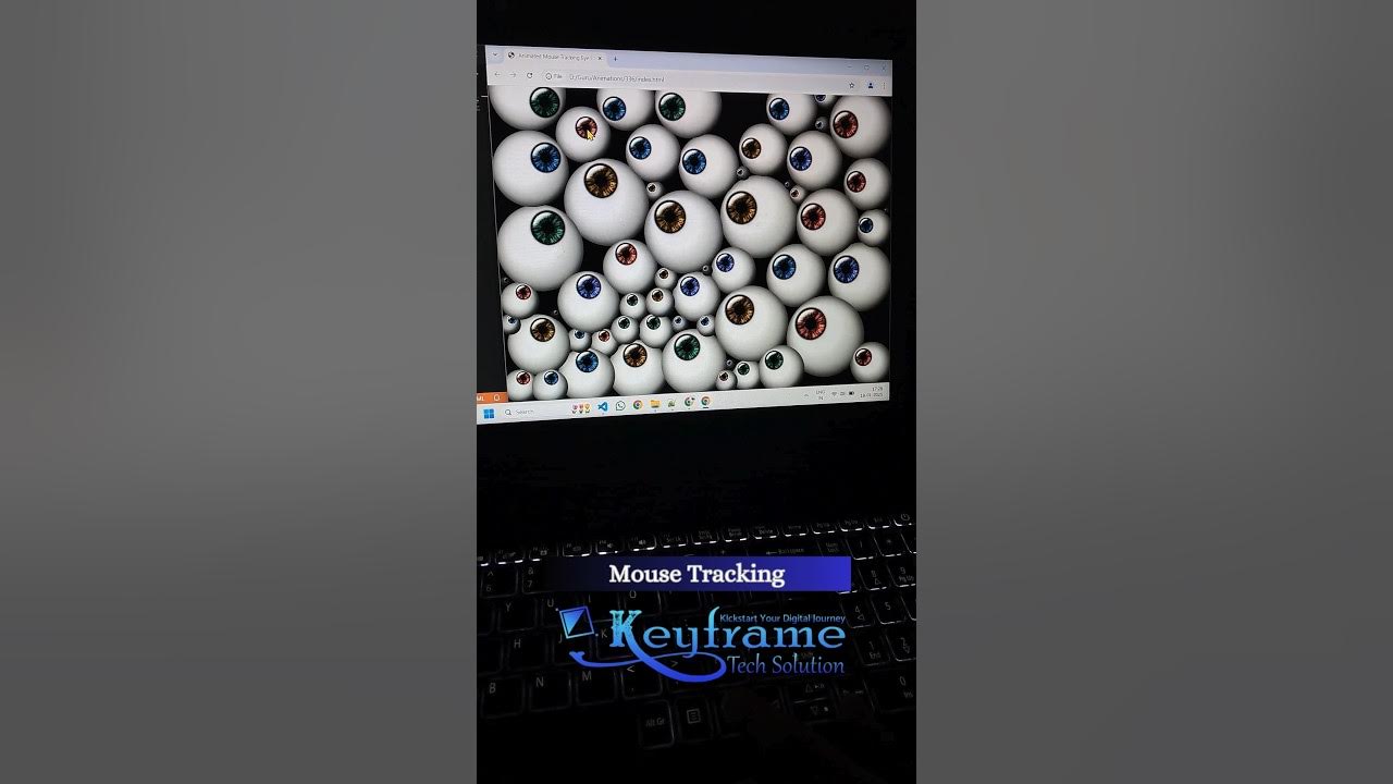 Animated Mouse Tracking Eye Effect | Eyes Follow Mouse Cursor - YouTube