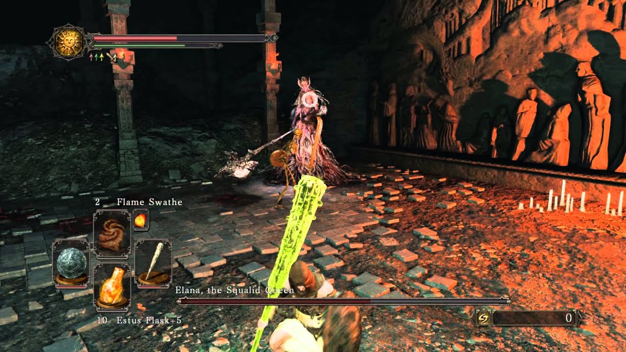 (DLC) Dark Souls 2 Ep. 72 - Elana goes down - PC HD 1080P - YouTube