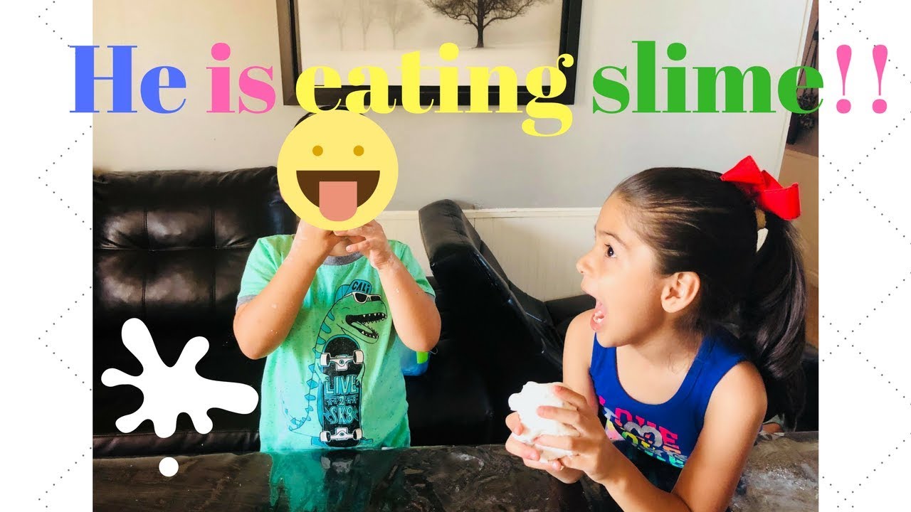 Don’t eat slime!!! - YouTube