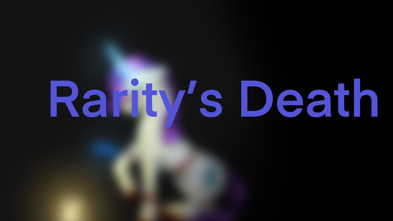 Rarity’s Death {Dismembered} MLP Speed-Paint (mild gore) - YouTube