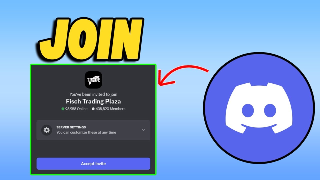 How to Join Fisch Trading Plaza Discord Server - YouTube