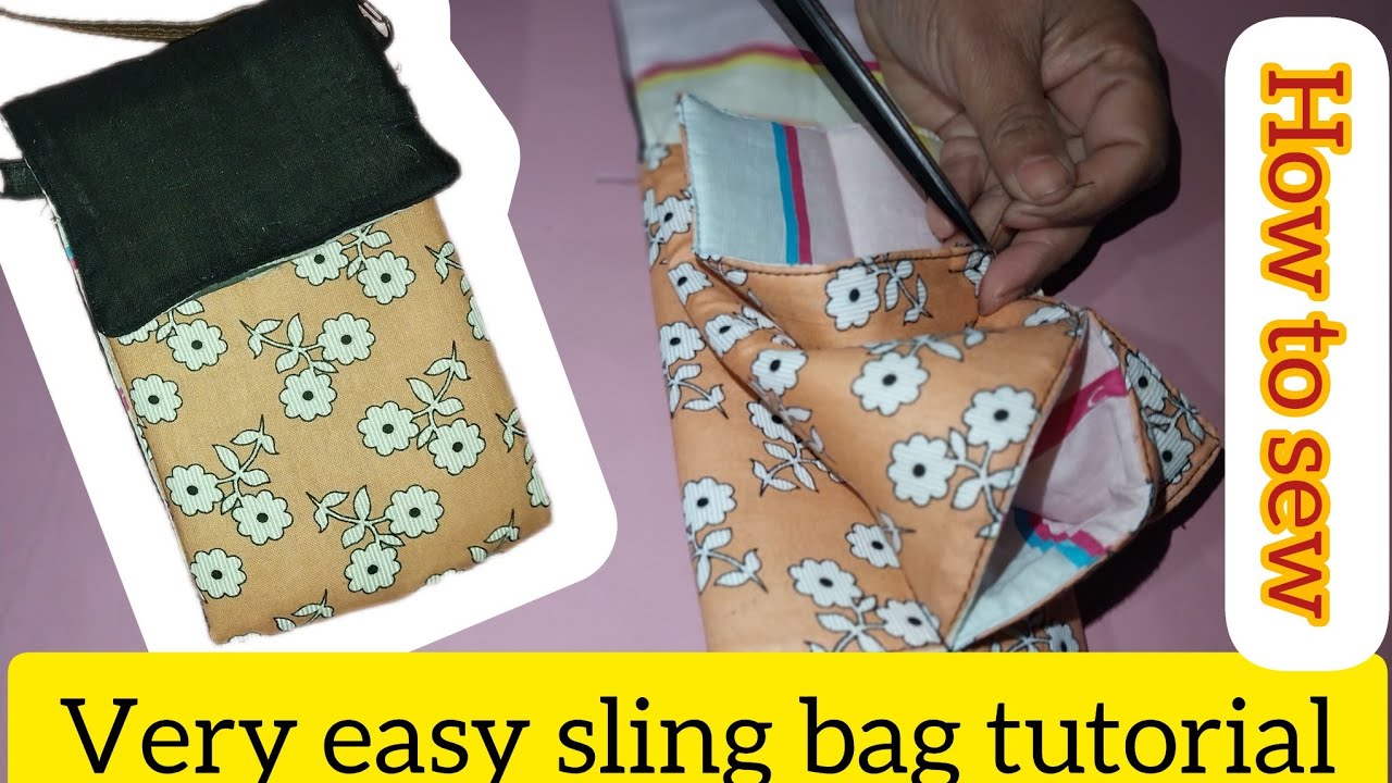 Elegant looking Shoulder Bag With Deatailed Tutorial | Stitching Studio - YouTube