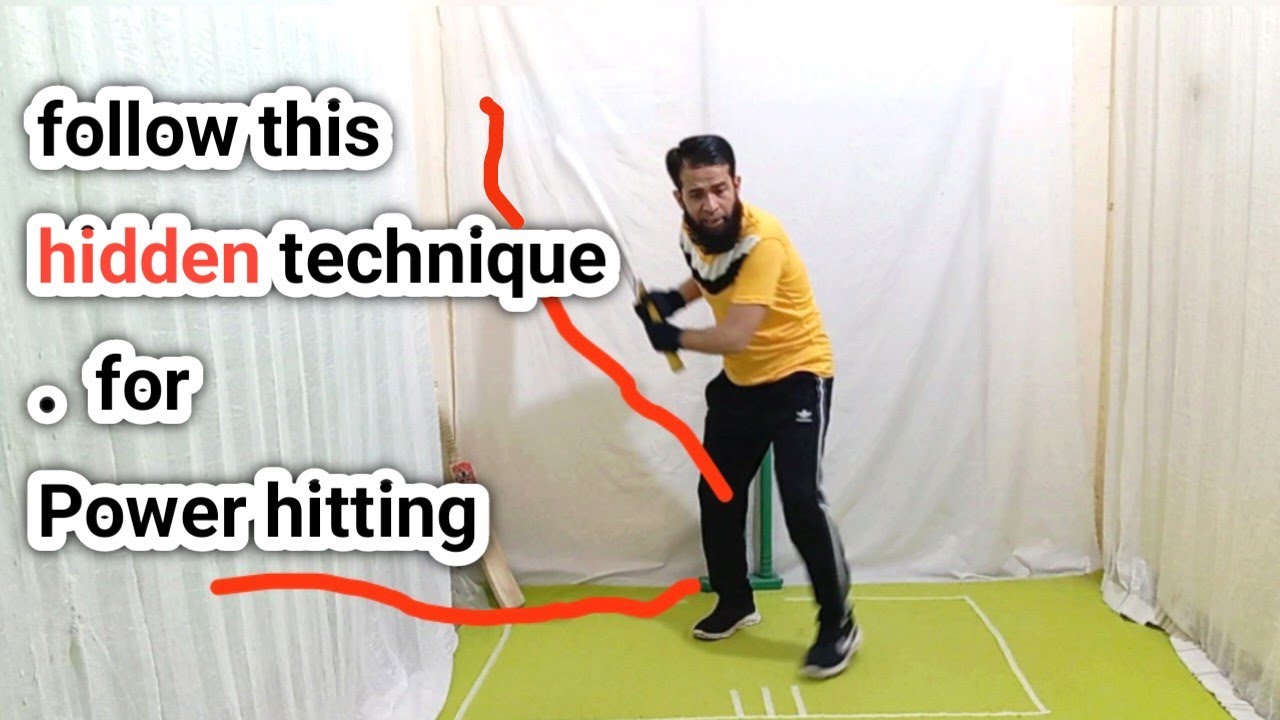 Power hitting batting hidden secret I batting tips I how to hit sixes ...