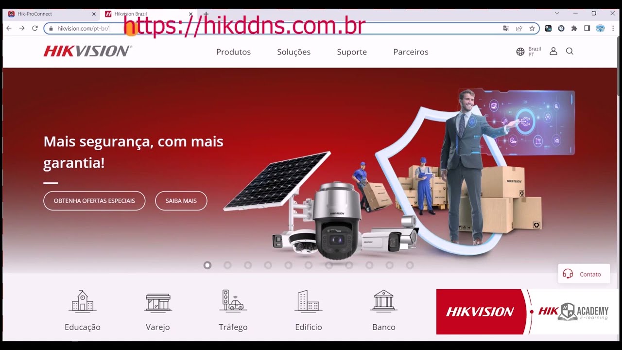 Como configurar o Hikvision DDNS - YouTube