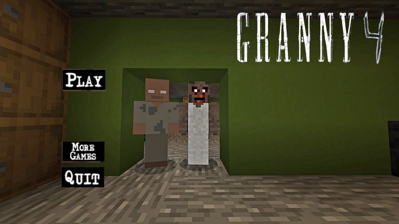 GRANNY 4 MINECRAFT GAMEPLAY CONCEPT - YouTube