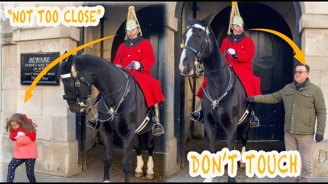 “DON’T TOUCH” “NOT TOO CLOSE!! Children PLEASE!!” Guard warned TOURISTS ...