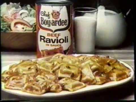 1982 Chef Boy-ar-dee Beef Ravioli TV Commercial - YouTube