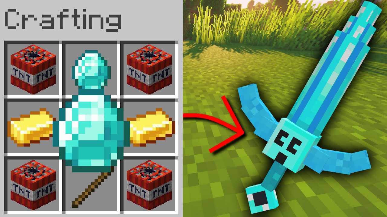 I added a Craftee Sword to Minecraft (Download) - YouTube