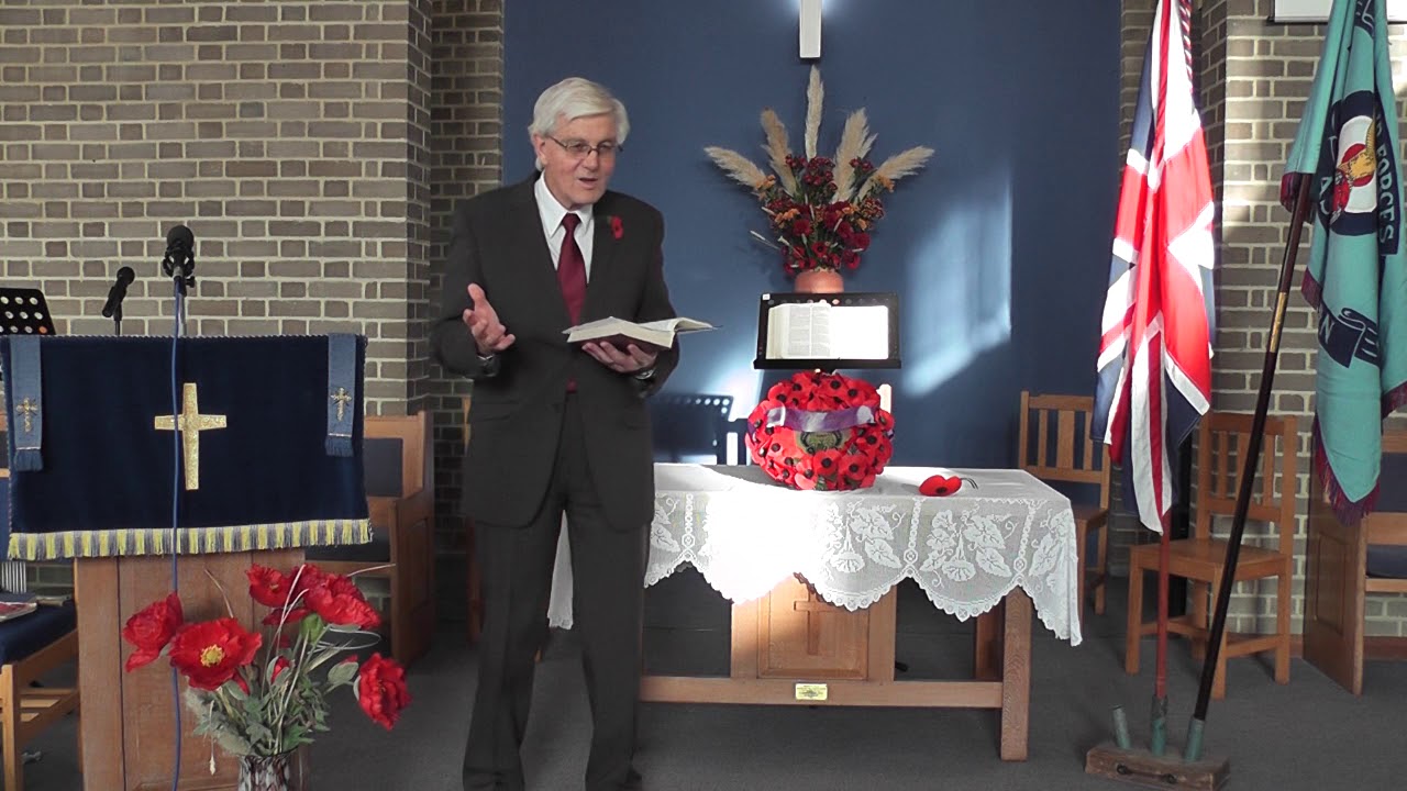 Rev David Spriggs reading and talk for Remembrance Sunday 08 11 2020 ...