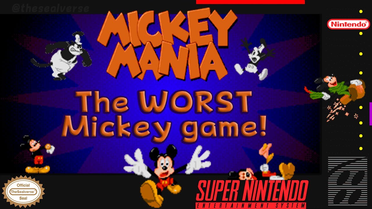 Super NES Classics: Mickey Mania (WORST MICKEY GAME EVER) - YouTube