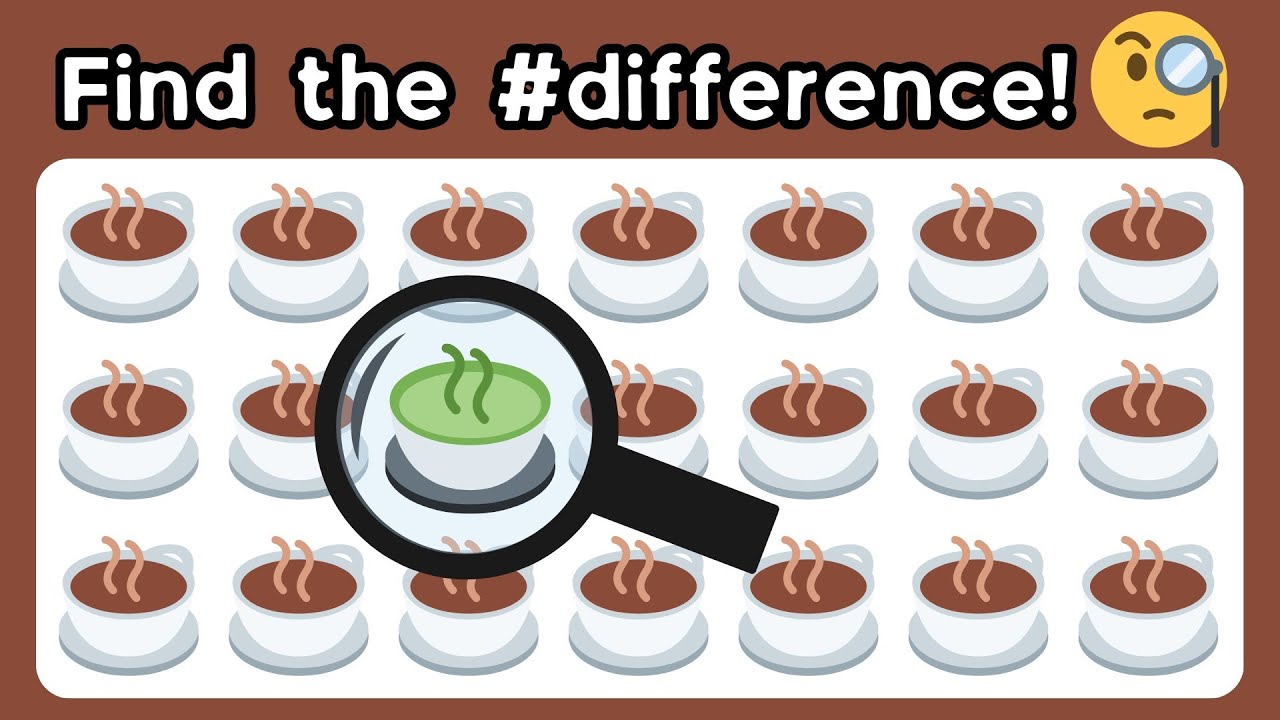 Guess the emoji 37 #findthedifference || Hard, easy - YouTube