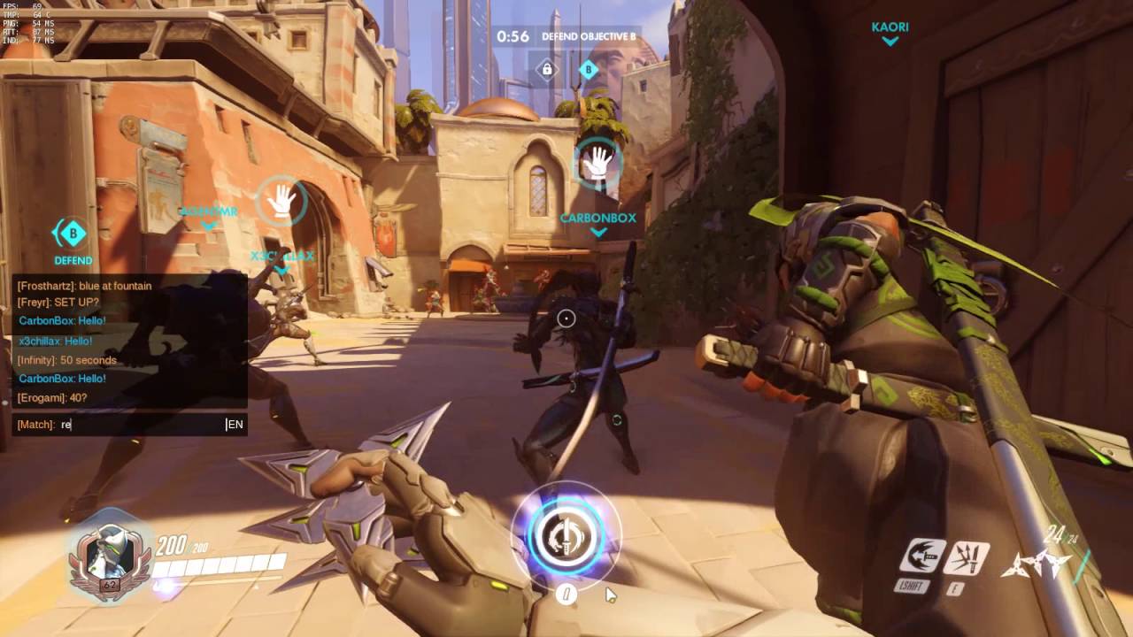 Shimada clan's sword fight [Overwatch] - YouTube