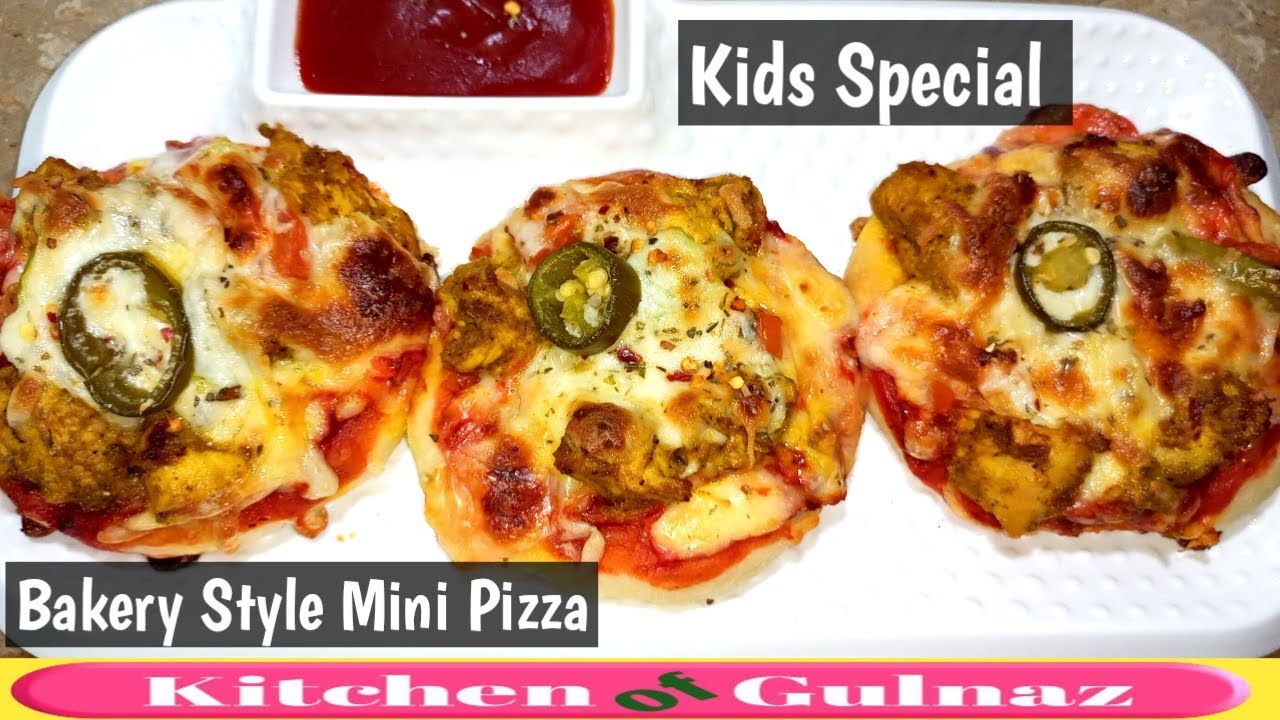 Quick Mini Pizza Recipe for Children's School Lunch Box |Easy Mini ...
