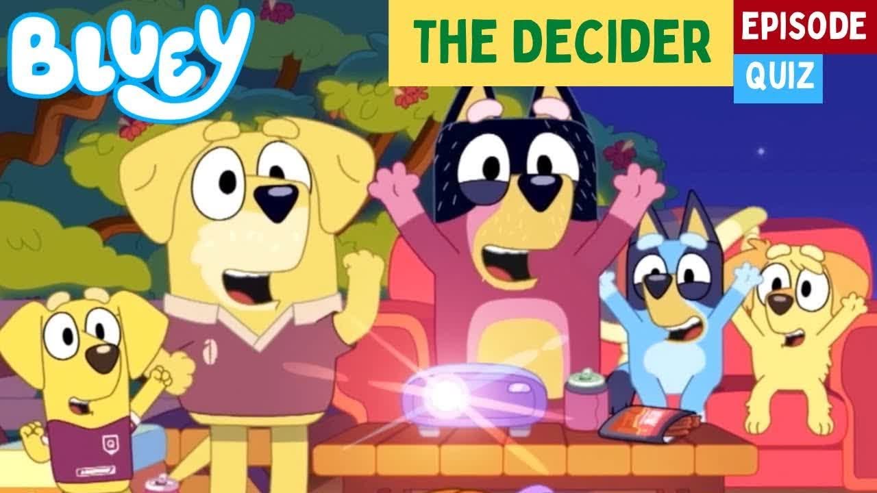 Bluey - "THE DECIDER" Episode Quiz ‼️ | Disney Jr | ABC Kids - YouTube