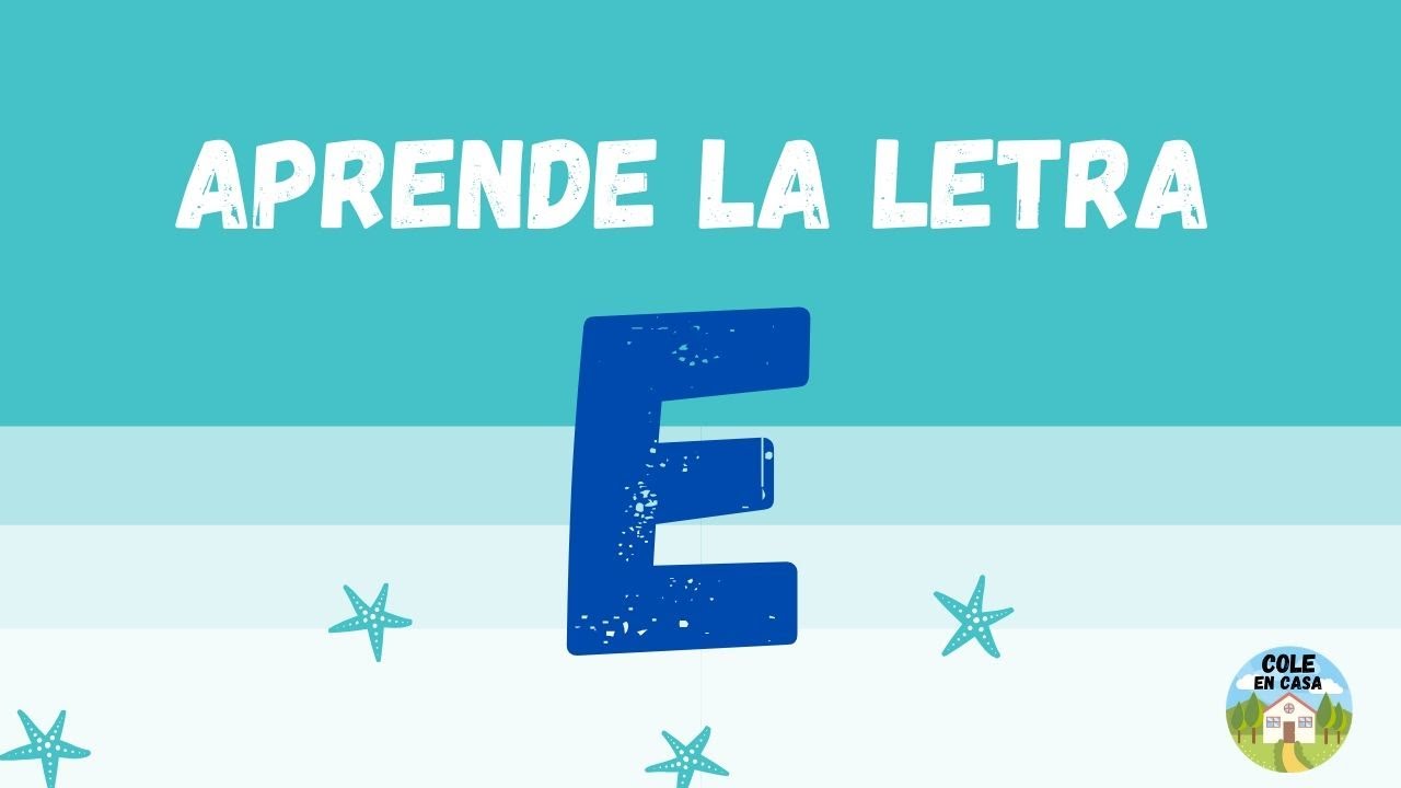 Palabras que empiezan con la letra E en MAYÚSCULA | Aprende la letra E ...