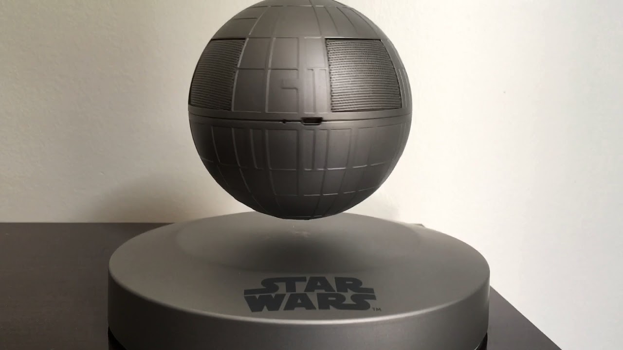 DEATH STAR levitating speaker - YouTube
