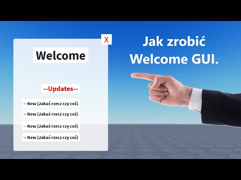 🔥Jak zrobić welcome GUI w Roblox Studio. - YouTube